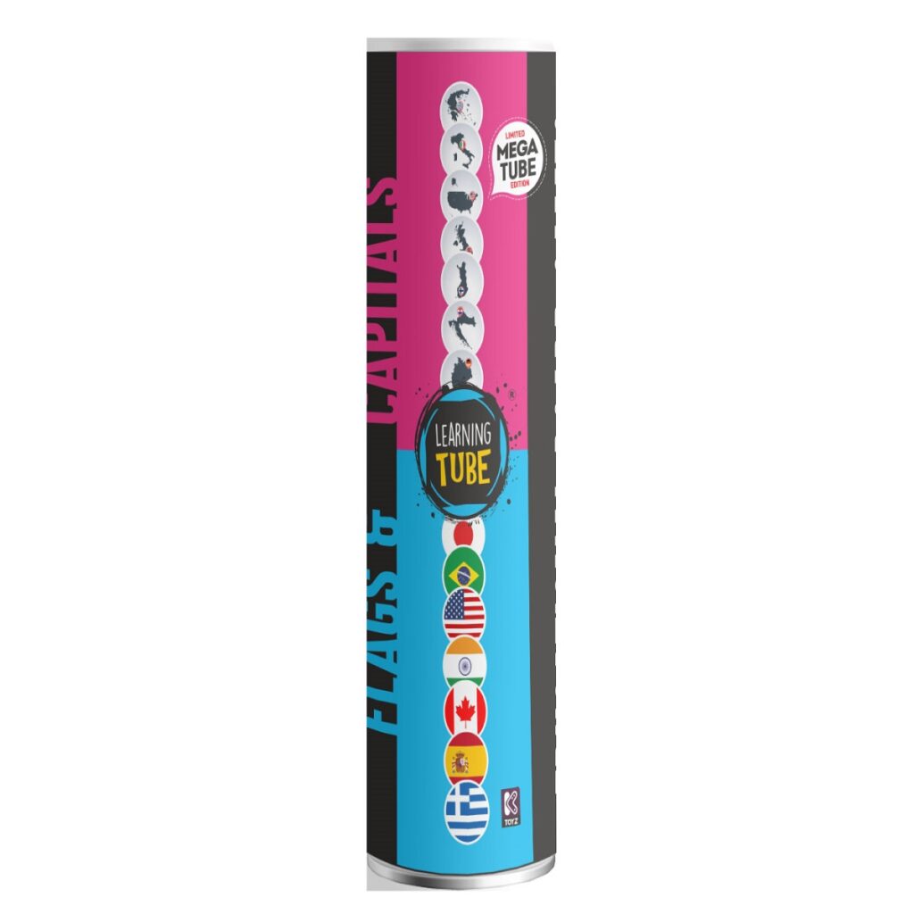 Learning Mega Tube: Σημαίες & Πρωτεύουσες του Κόσμου! - Noesis Eshop